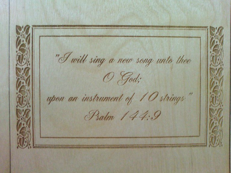 Basic Davidic Harp – JTOD – Jerusalem Tabernacle Of David